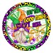 Good Times Roll Gnome Sign - Mardi Gras Sign for Wreaths - Fleur De Lis ...