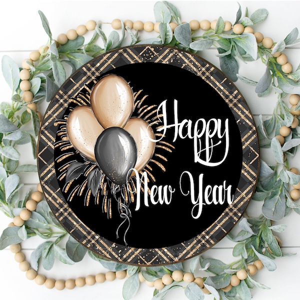 New Year Sign - Etsy