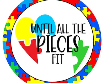 Shine Bright Autism Awareness Sign - Wreath Supplies - Wreath Sign ...