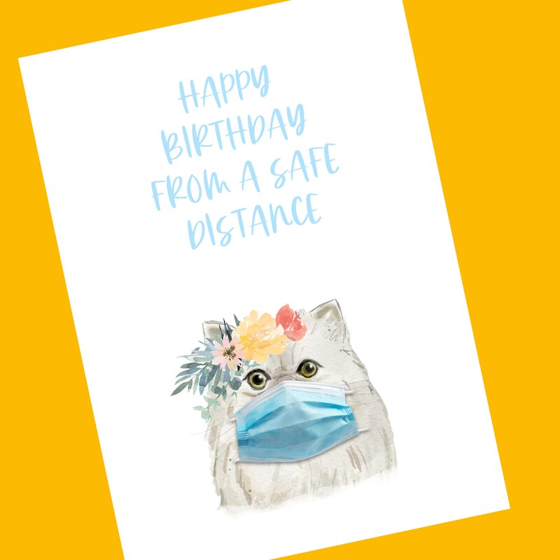 Quarantine Birthday Card - Etsy