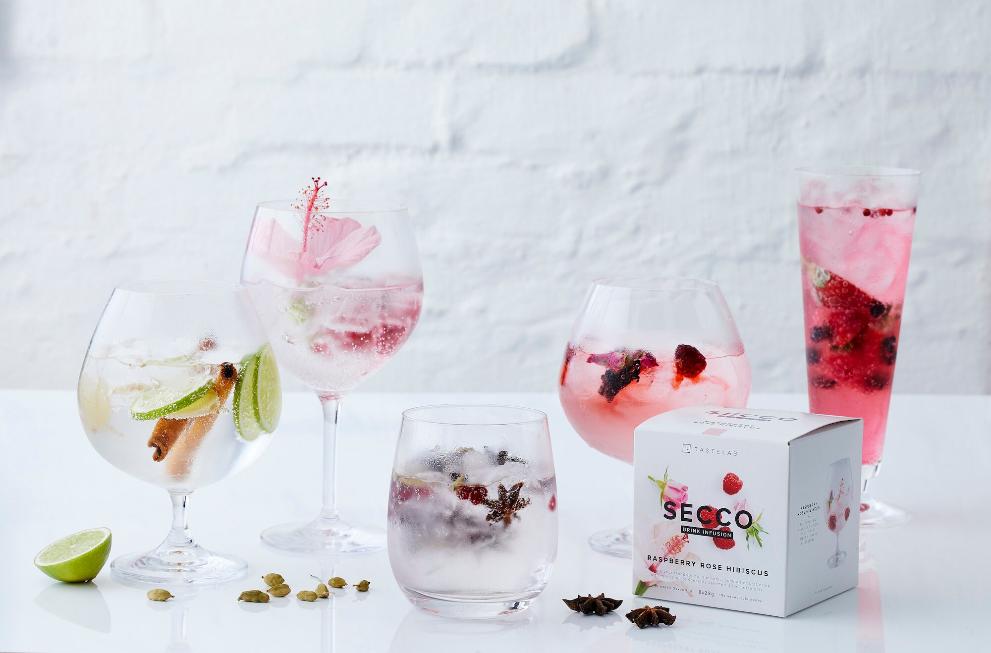 Secco's Full Range of 7 Cocktail Infusions for G&ts, Vodka, Tequila ...
