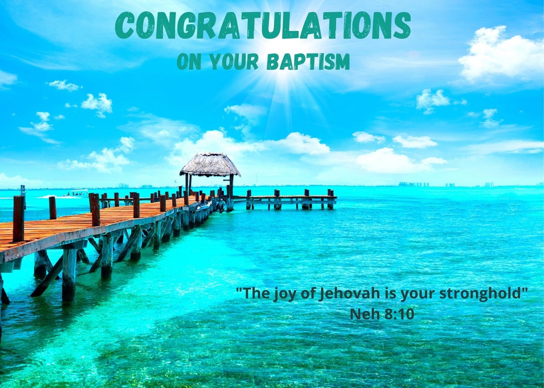 Congratulations Ocean Baptism - Etsy