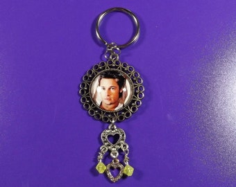 Glass Dome Keychain | Etsy
