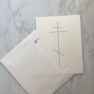 Simple Orthodox Cross Card-digital Download - Etsy