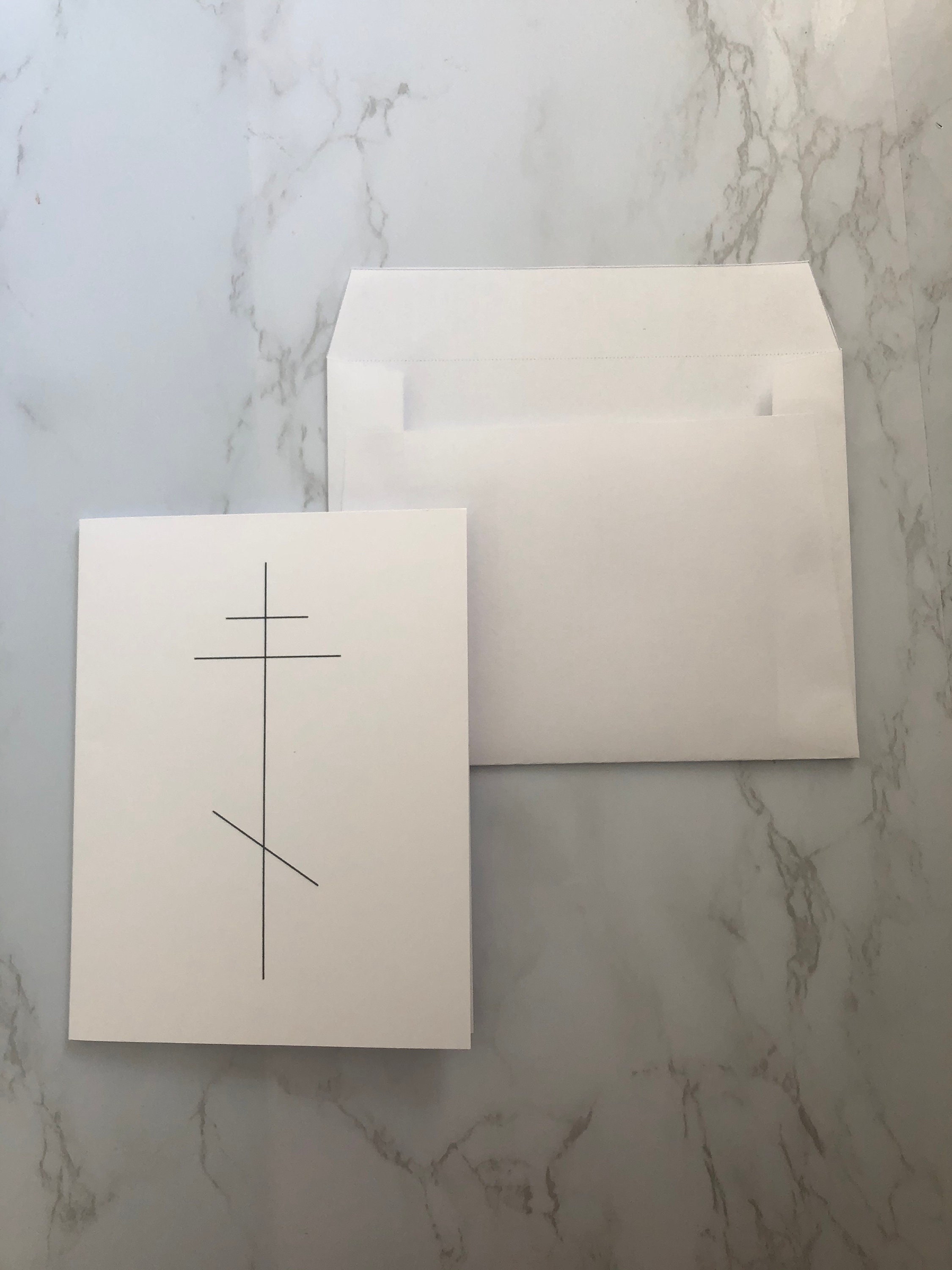 Simple Orthodox Cross Card-digital Download - Etsy