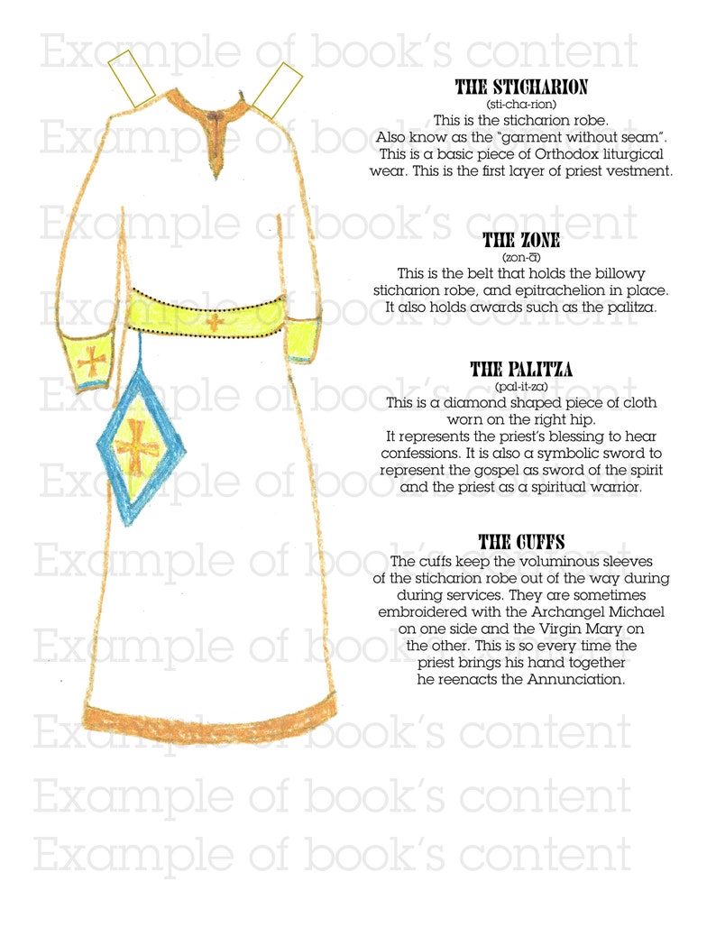 The Little Church Orthodox Paper Doll Book, Instant Download - Etsy