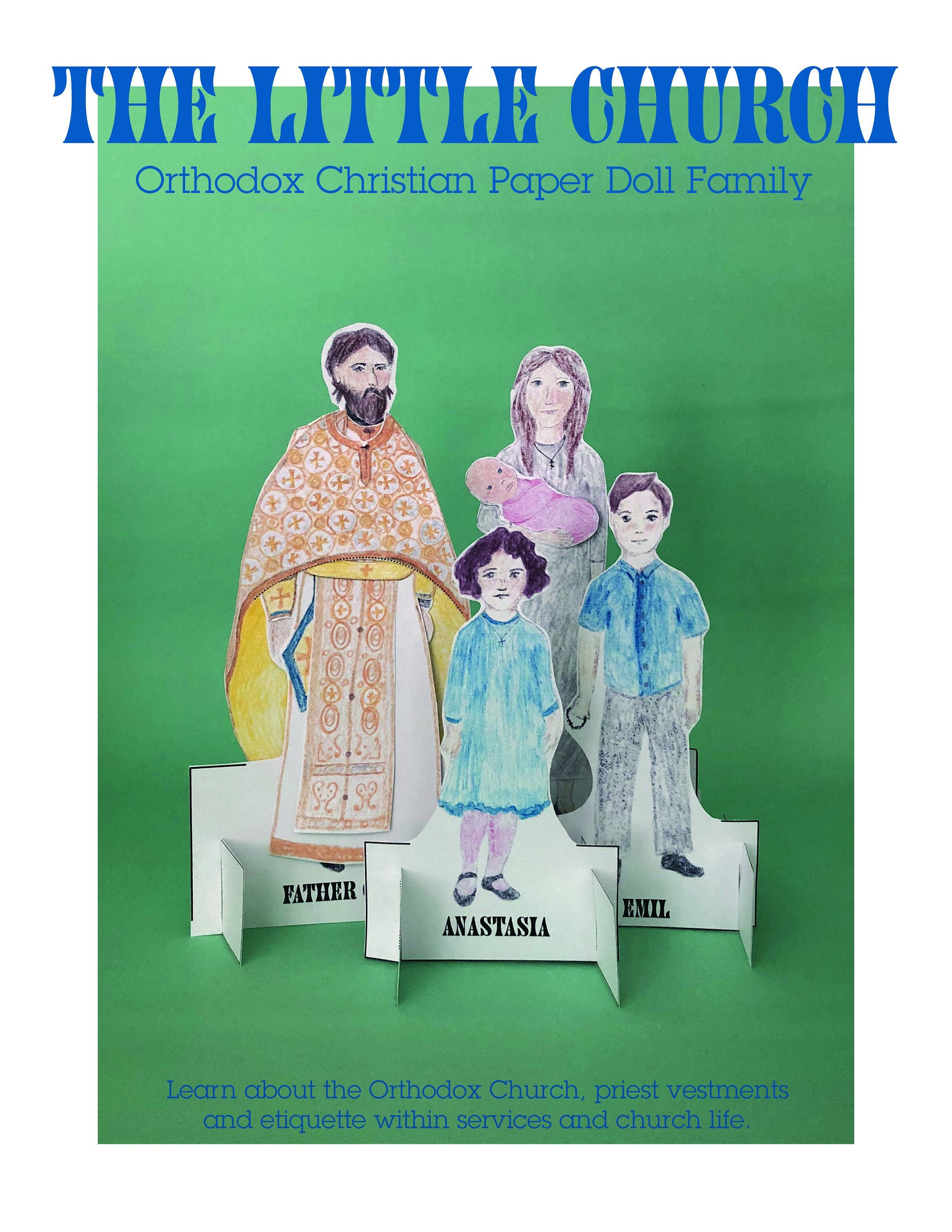The Little Church Orthodox Paper Doll Book, Instant Download - Etsy