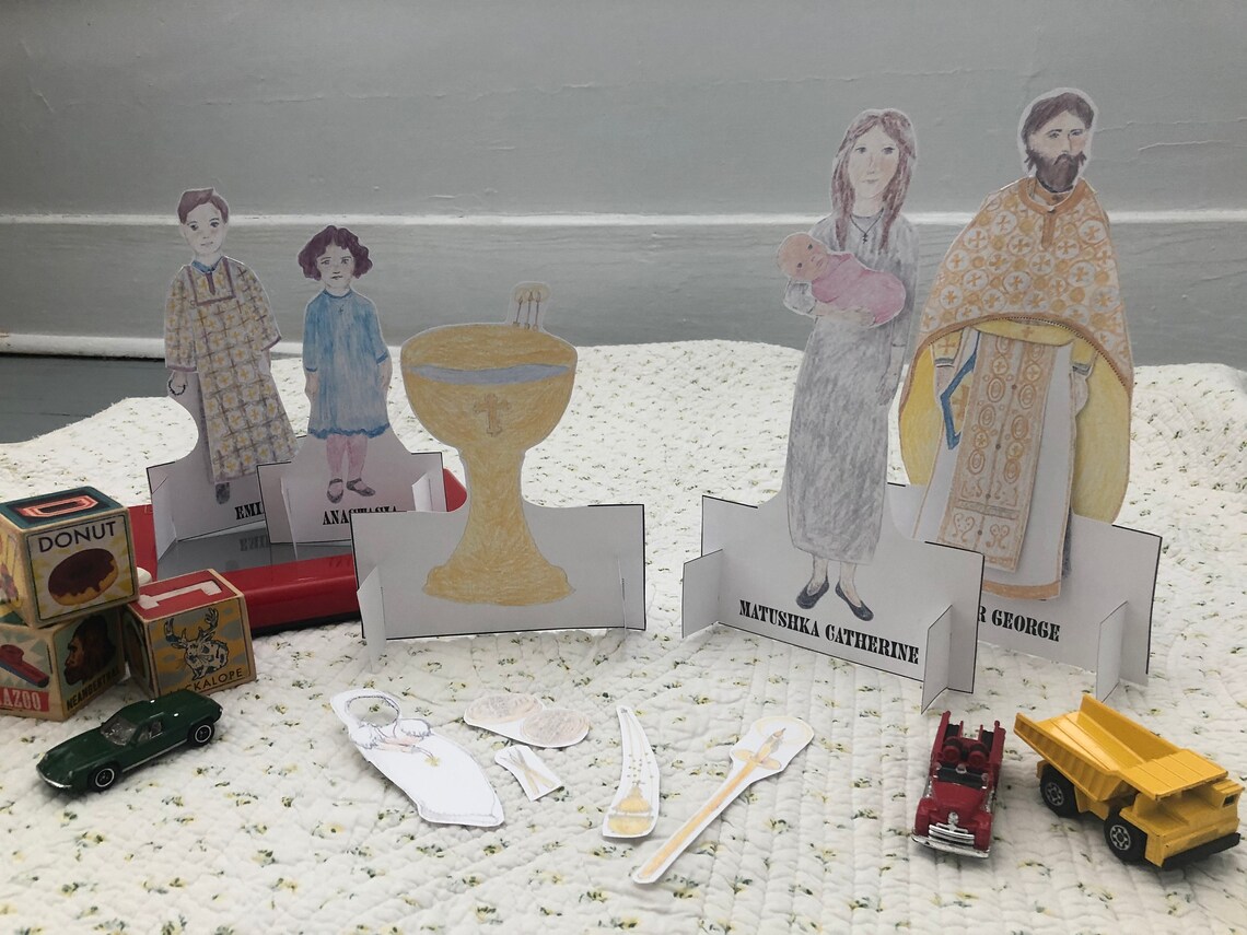The Little Church Orthodox Paper Doll Book, Instant Download - Etsy