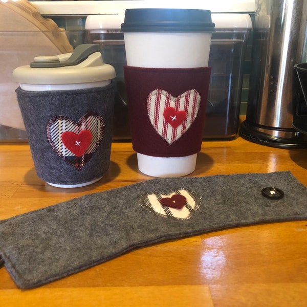 Felt Coffee Cozy - Etsy