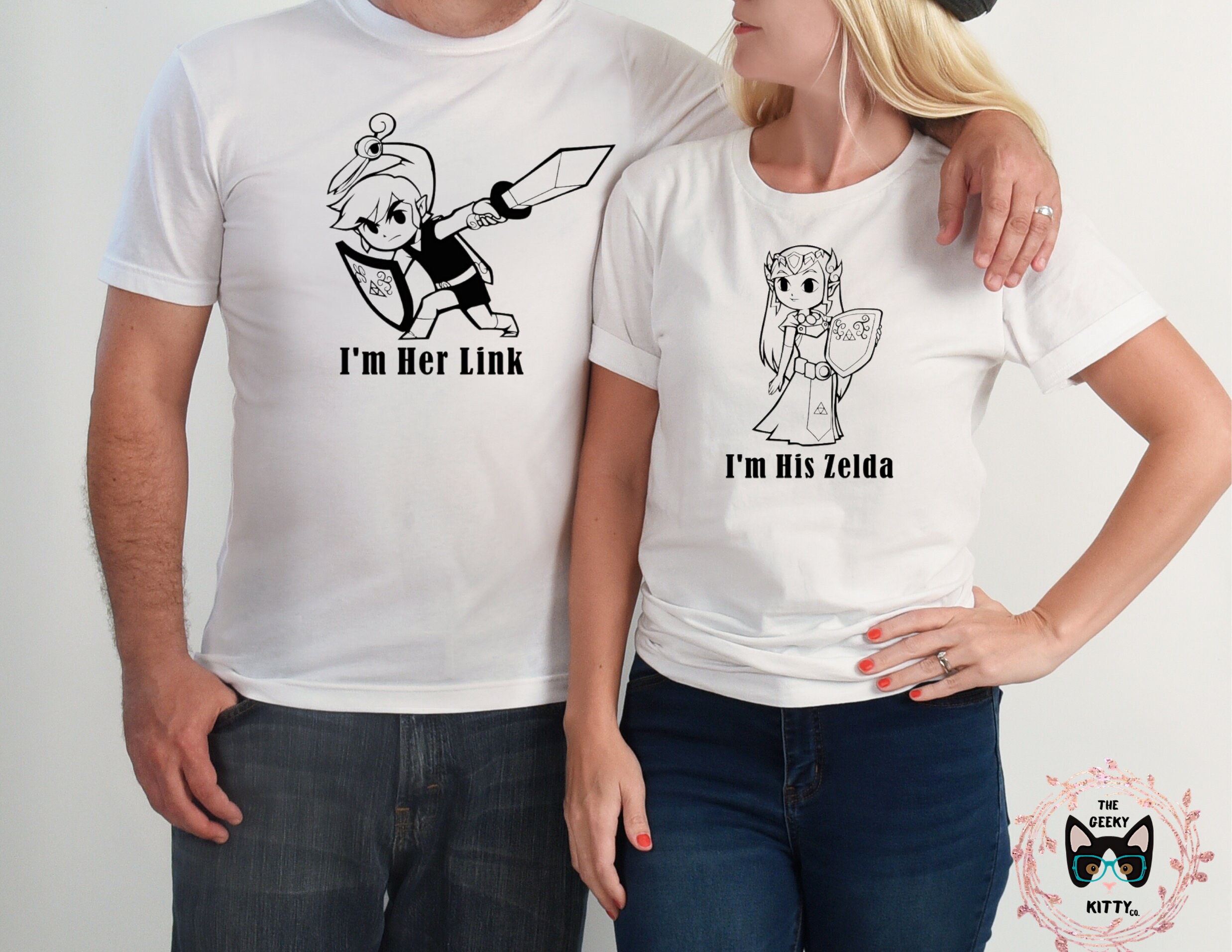 Zelda & Link Shirt Legend of Zelda His and Her Shirt Breath of | Etsy