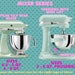 Customized Kitchenaid Mixer Cozy Stand Mixer Cover Mixer - Etsy
