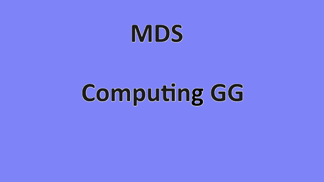 Easy MDS GG Computing Tool - for MDS Coordinators - Etsy