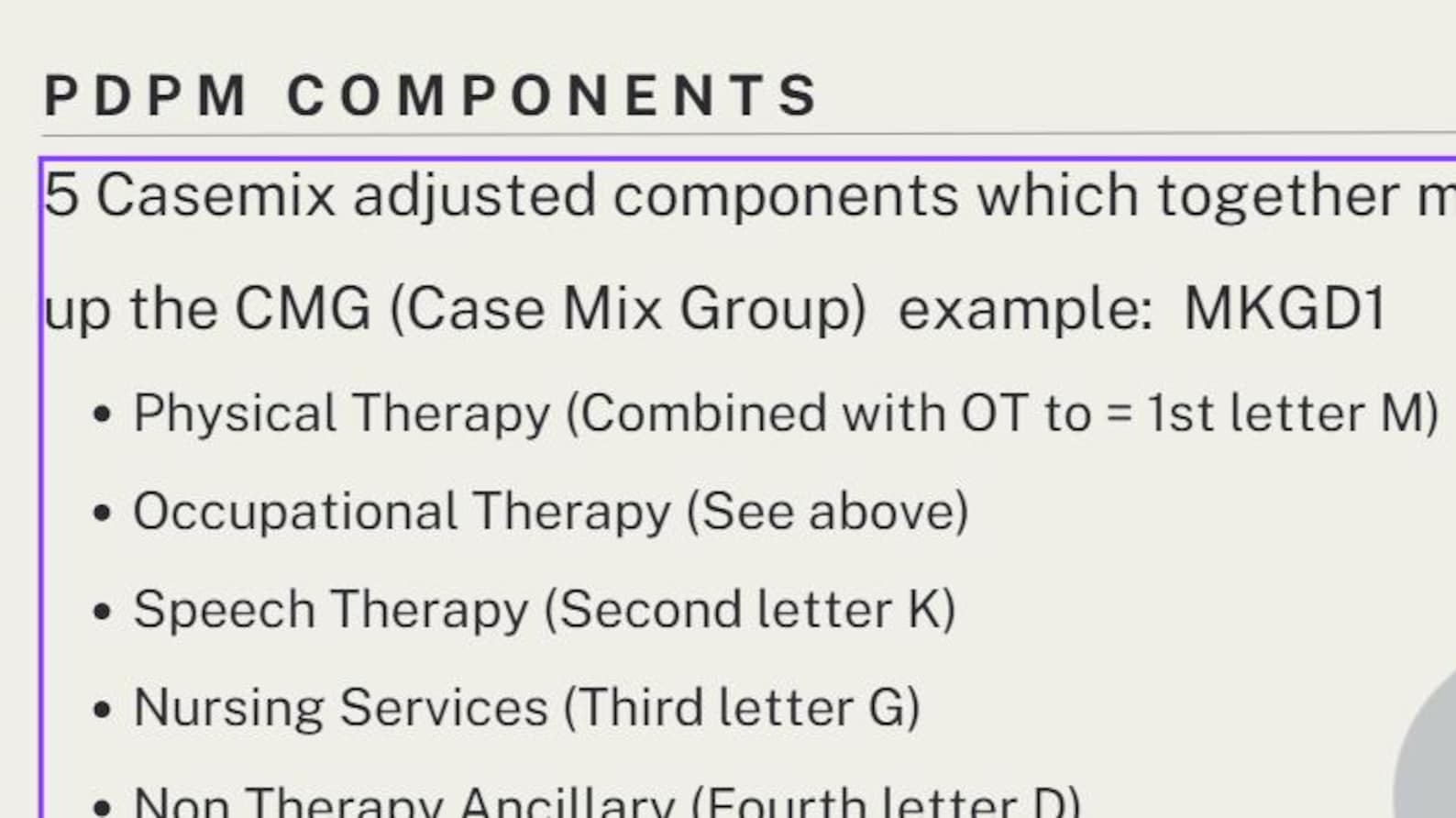 PDPM Basics - Understanding PDPM for the New MDS or Interdisciplinary ...