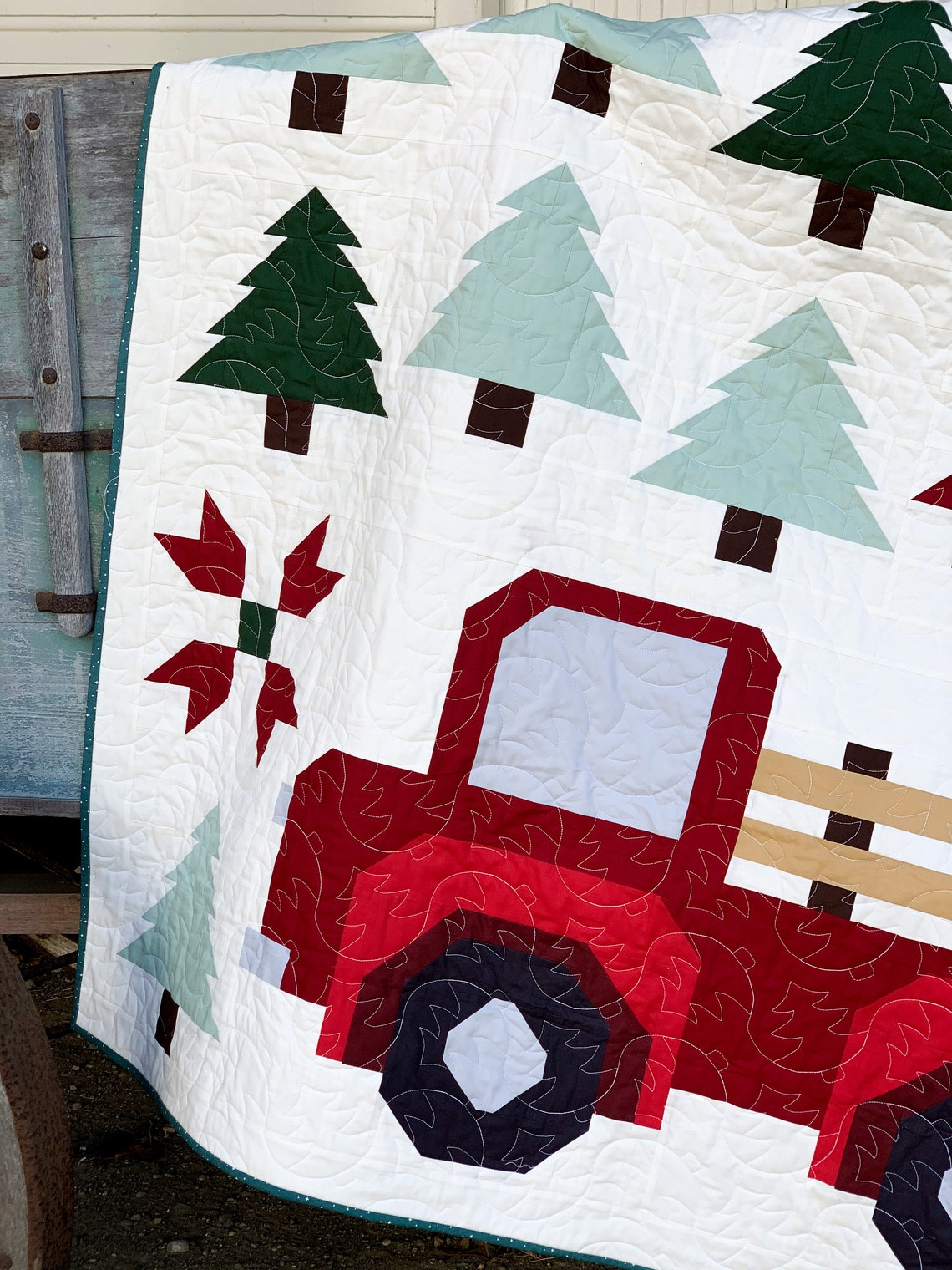 Christmas Tree Farm Quilt | Etsy