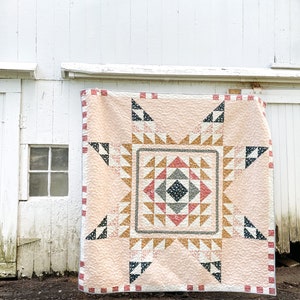 Harbor Star Quilt Pattern - Instant Download PDF / Star Quilt Pattern ...