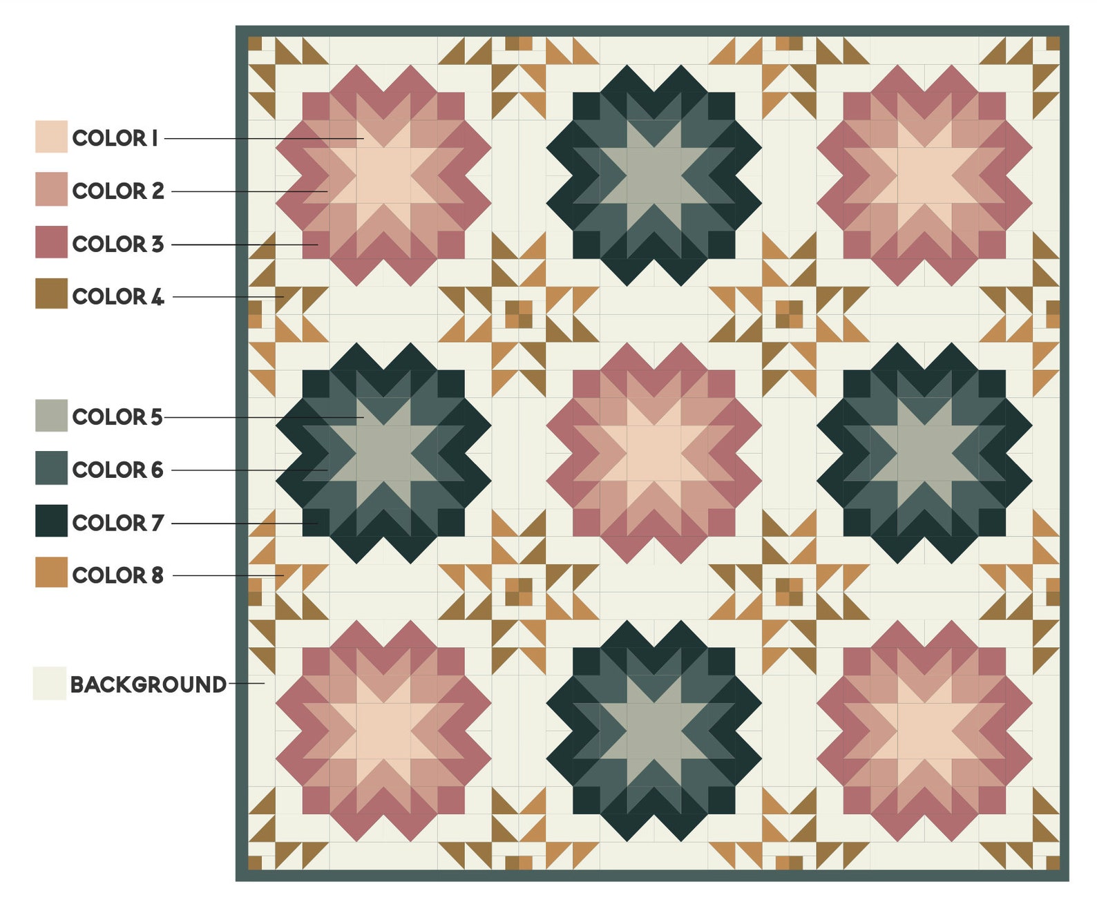 Spring Awakening - Bloom Version - PDF Quilt Pattern - Etsy