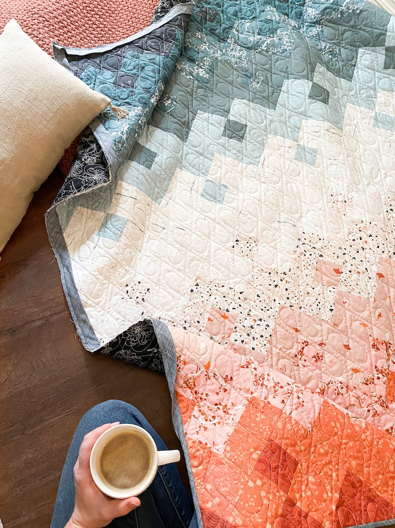 Diamond Tides Quilt Pattern - Etsy Australia