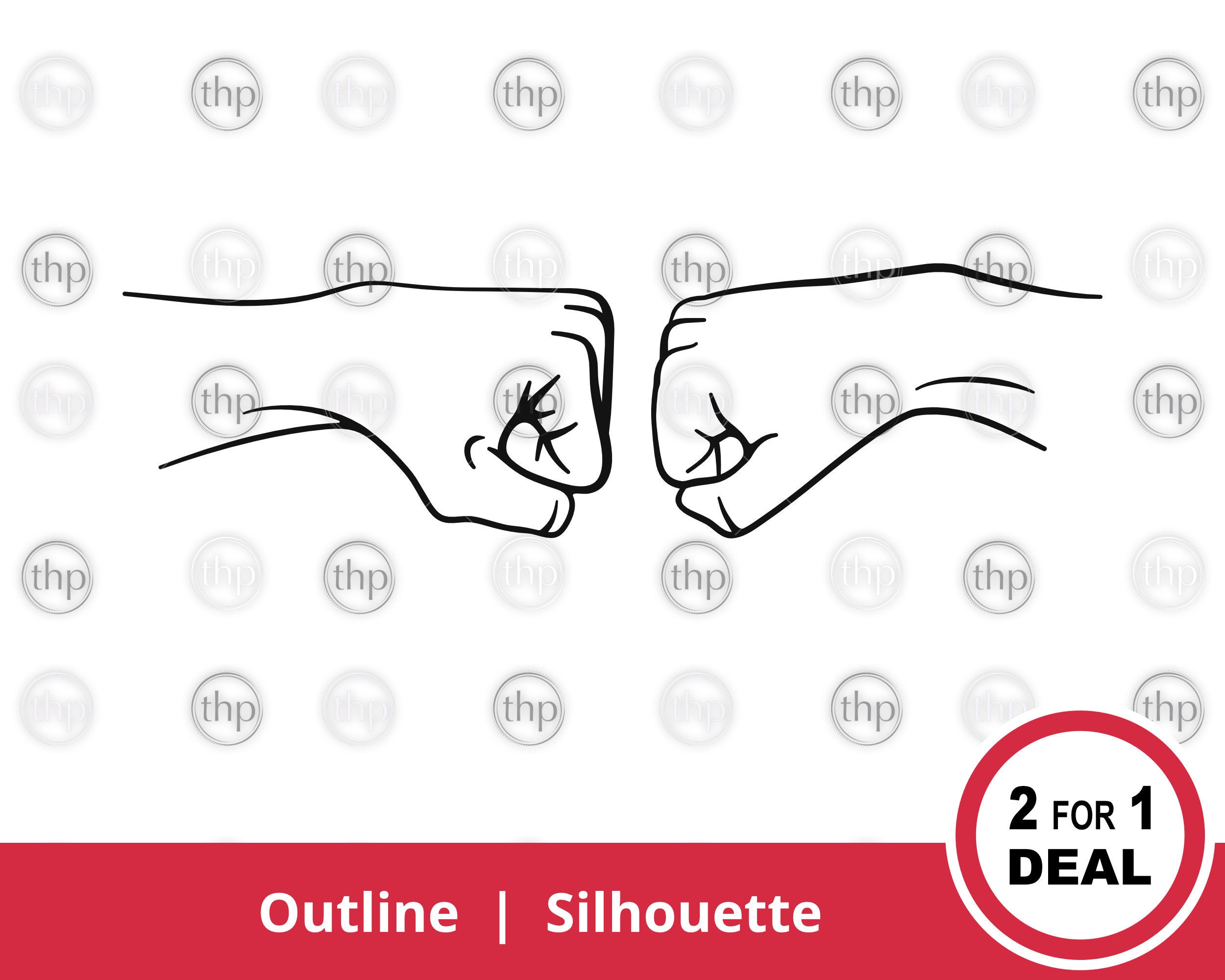 Fist Bump SVG Fist Svg Black Fist Svg Fists Svg Best - Etsy Canada