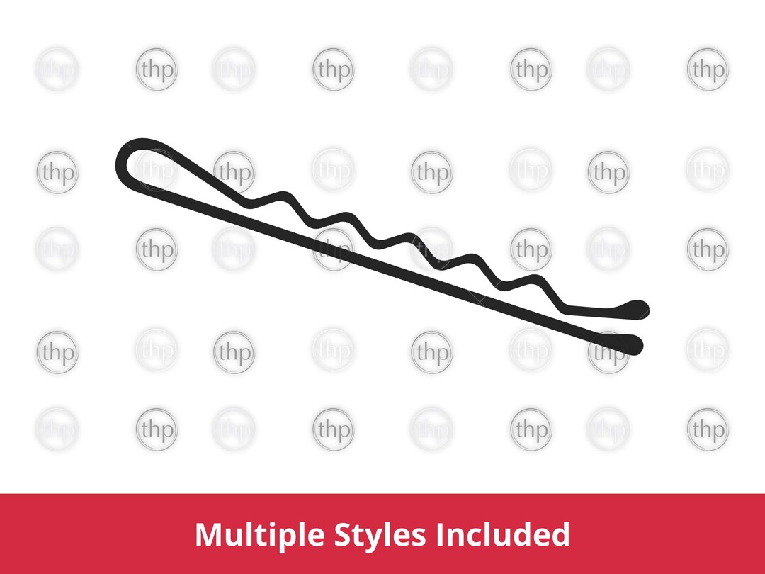 Bobby Pin SVG PNG - Hairpin, Hair Grip, Hair Style, Hairstylist Cut ...