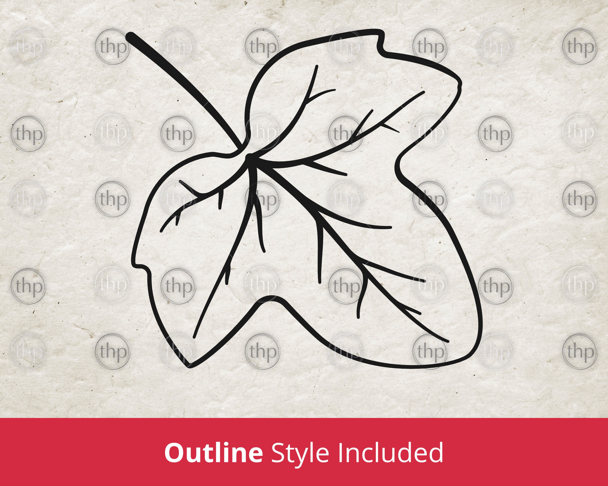Ivy Leaf SVG - Leaves Svg, Ivy Svg, Ivy Leaf Silhouette Svg, Ivy Plant ...