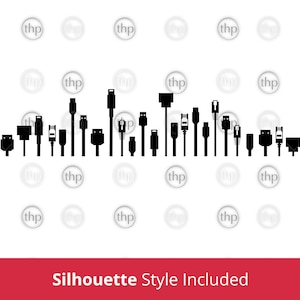 Technology SVG - Computer Svg, Cables Svg, Usb Cord Svg, Hdmi Cable Svg ...