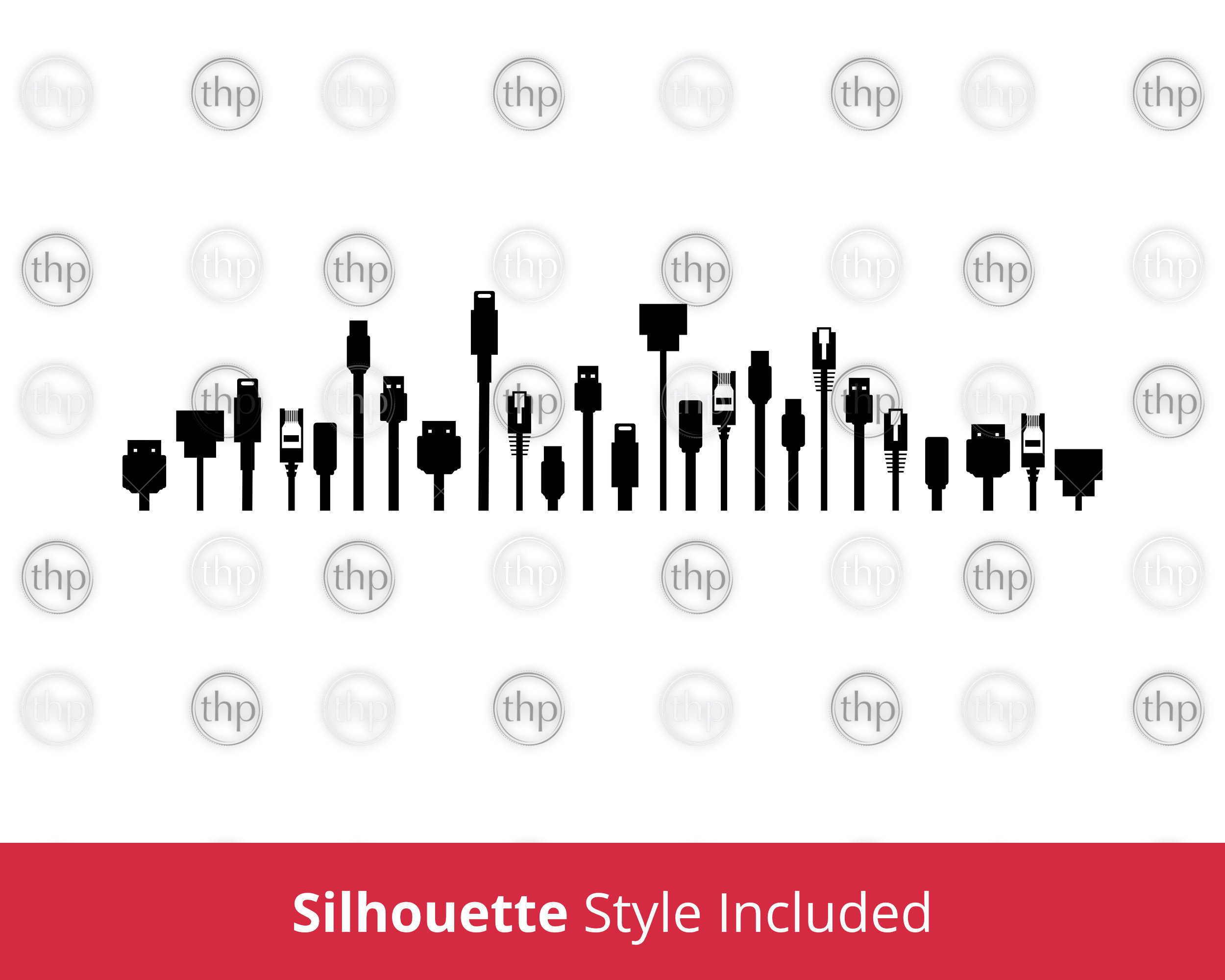 Technology SVG Computer Svg Cables Svg Usb Cord Svg Hdmi - Etsy