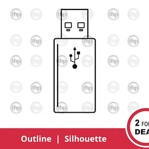 USB Stick SVG - USB Svg, Usb Drive Silhouette Svg, Flash Drive Svg, Usb ...