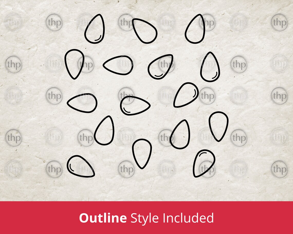 Watermelon Seeds SVG Pattern Svg Seeds Background Svg - Etsy