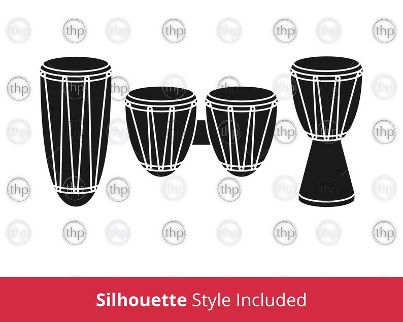 Bongo Drums SVG African Drums Svg Drums Svg Djembe Drum | Etsy
