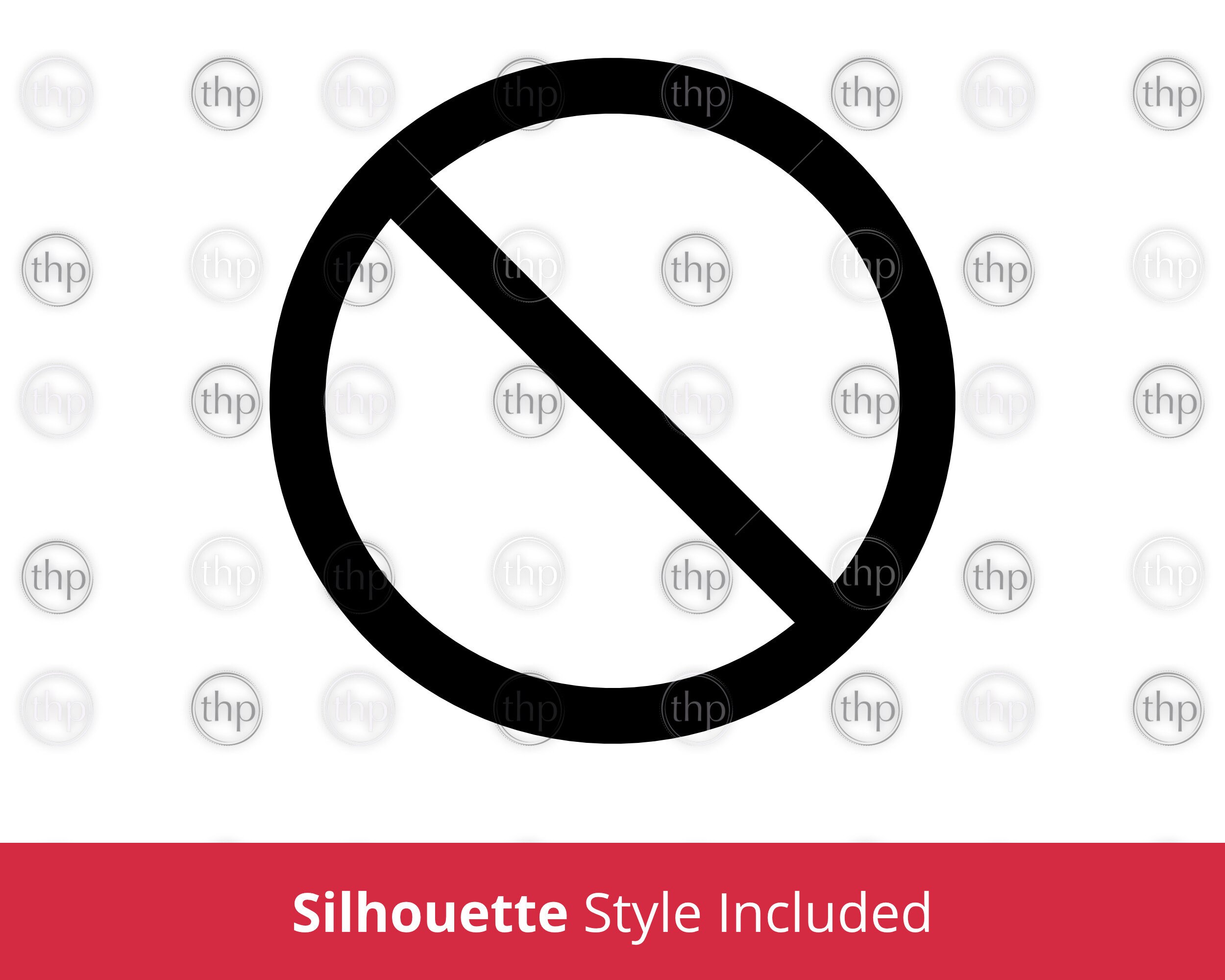 No Symbol SVG banned Sign Svg Forbidden Icon Svg Restricted - Etsy Canada