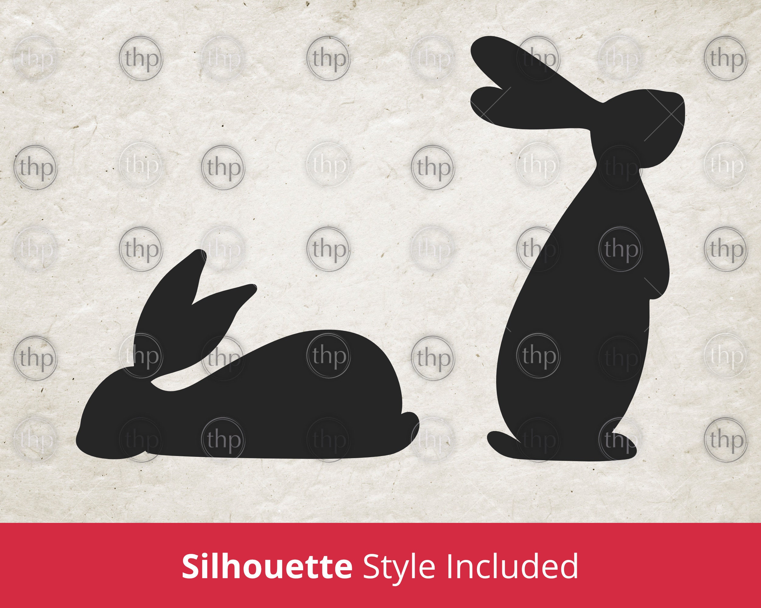 Bunny Rabbits SVG EPS PNG Hare Animal Pet Sitting - Etsy