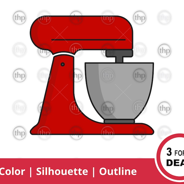 Stand Mixer Clipart - Etsy