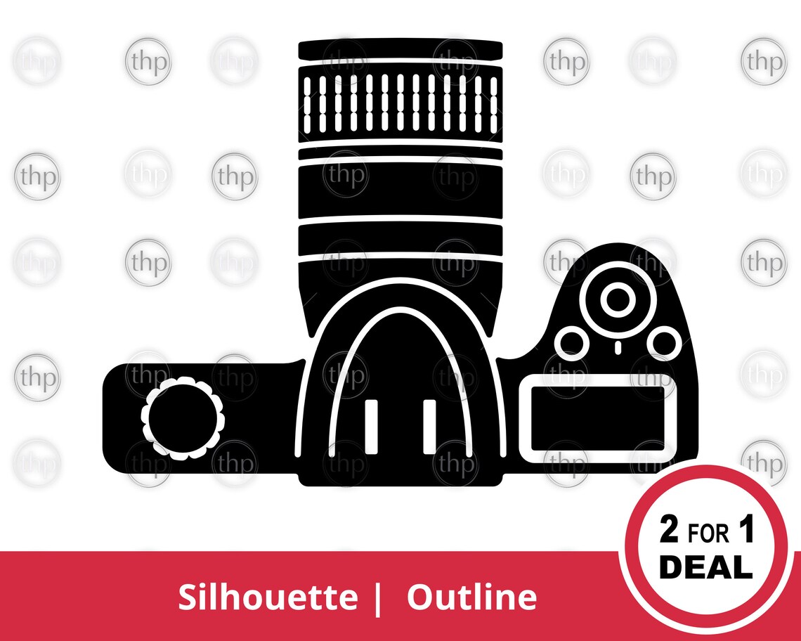 Cámara SVG Cámara Dslr Svg Cámara Digital Svg Esquema de - Etsy México