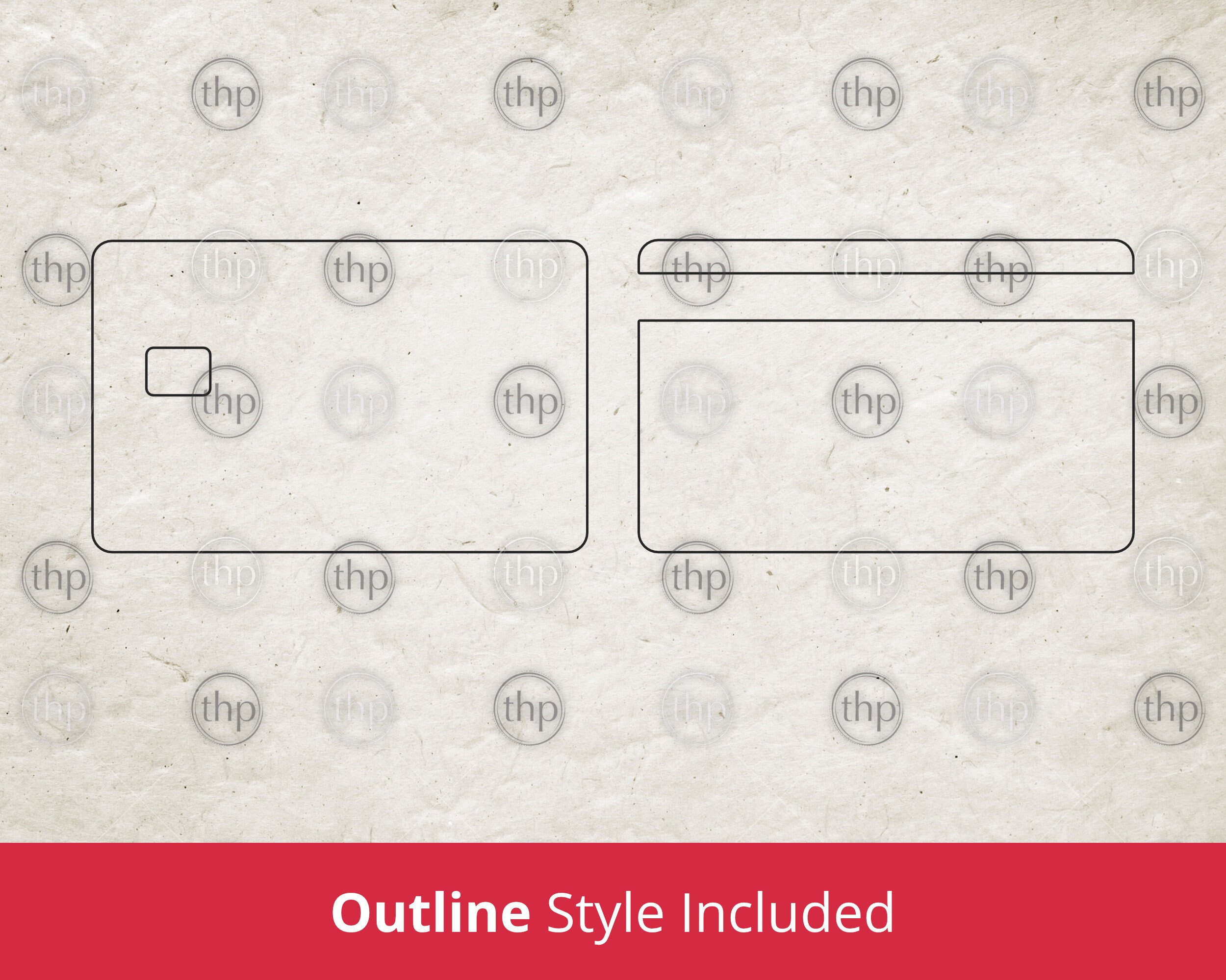 Credit Card Template SVG PNG PDF - Blank Front, Back, Personalized ...