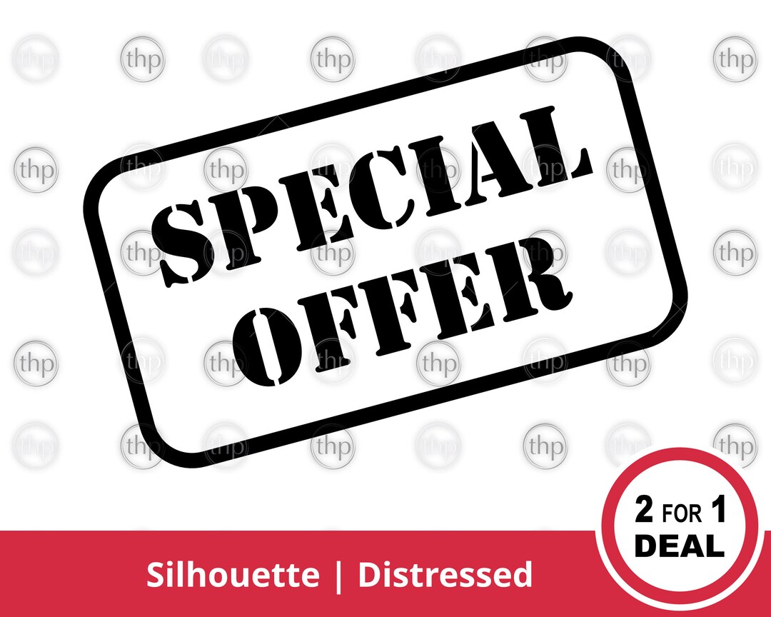 Special Offer SVG Rubber Stamp Svg Discount Svg Sale Svg - Etsy