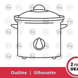 Slow Cooker SVG - Slow Cooking Svg, Appliance Svg, Kitchen Svg, Slow ...