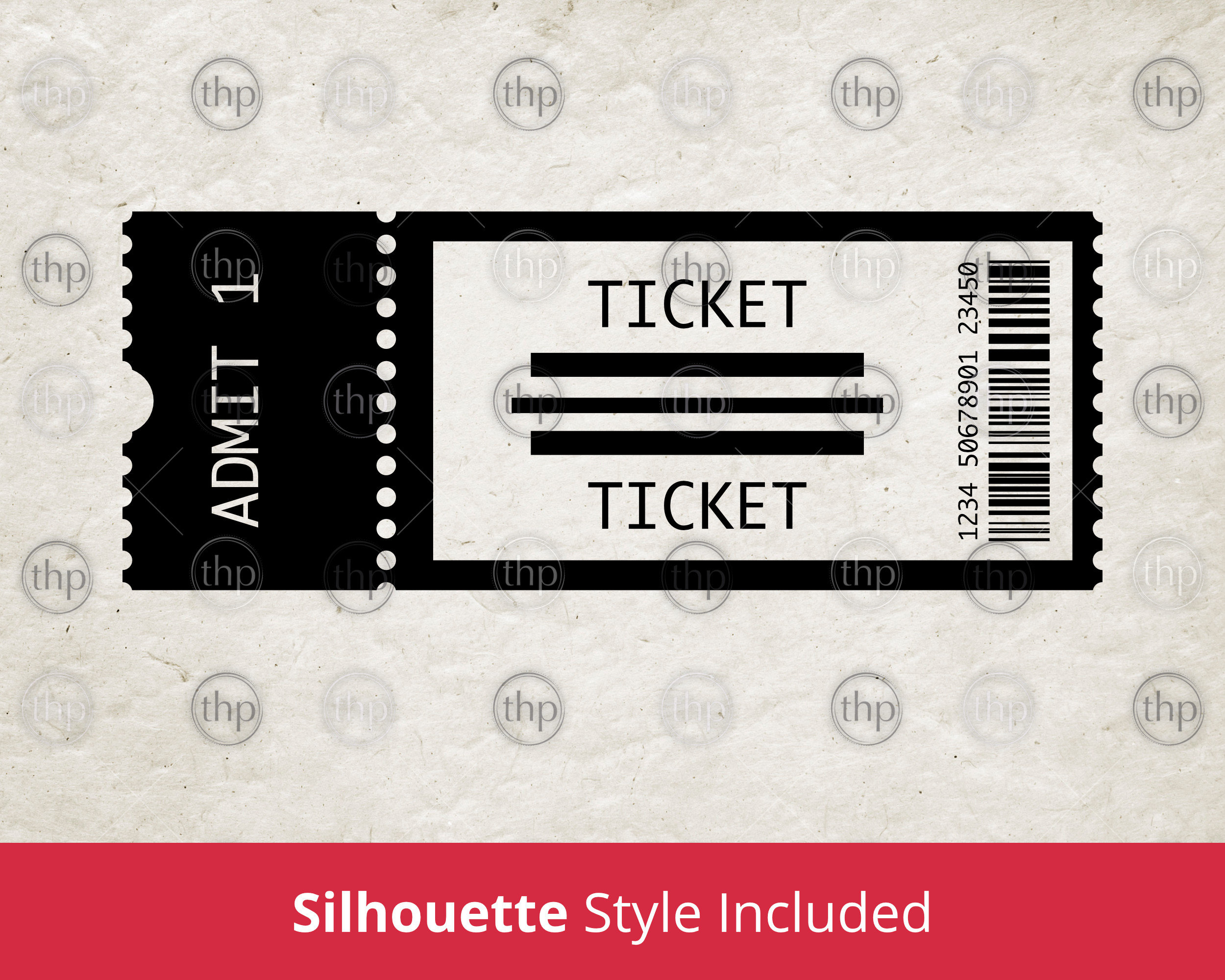 Concert Ticket SVG Ticket Svg Movie Ticket Svg Cinema - Etsy Canada