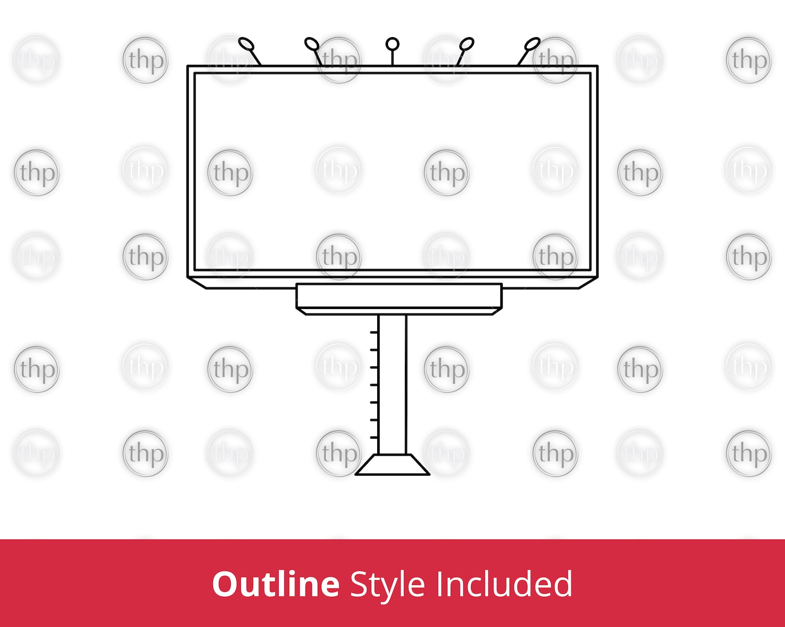 Billboard SVG - Sign Svg, Highway Sign Svg, Advertising Svg, Billboard ...