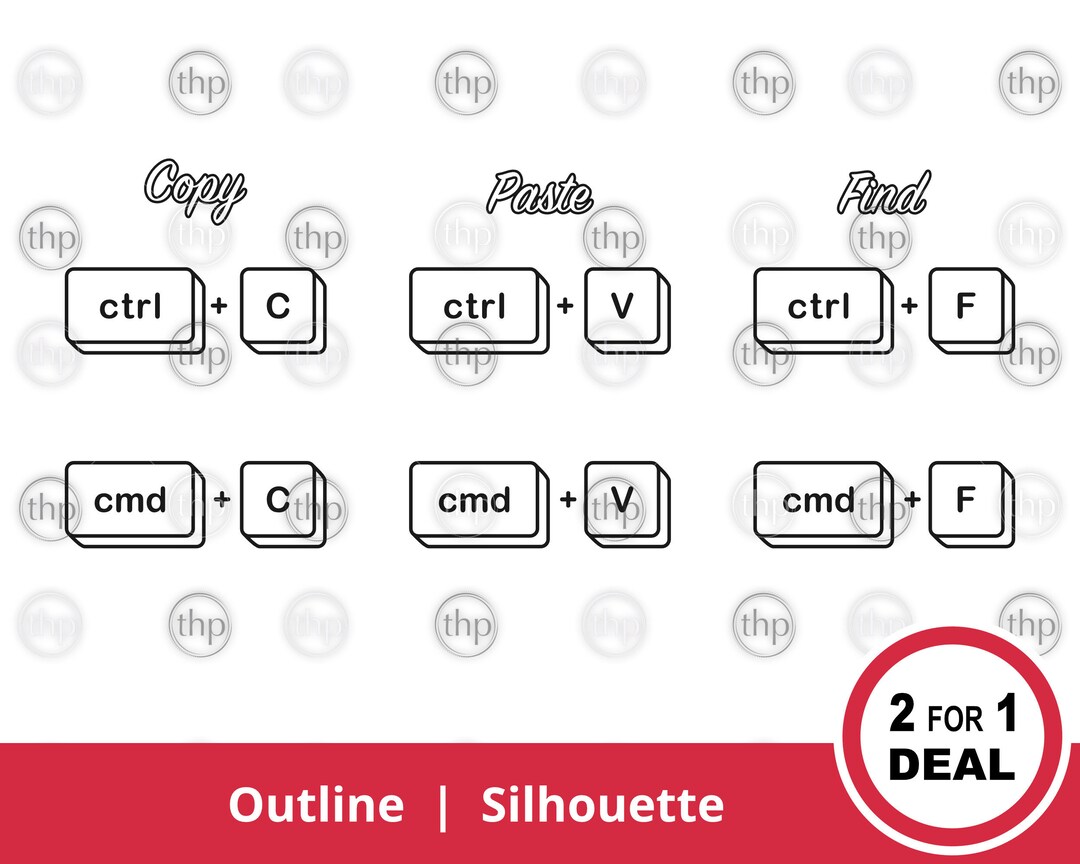 Copy Paste Find SVG - Copy Svg, Paste Svg, Find Svg, Keyboard Svg ...