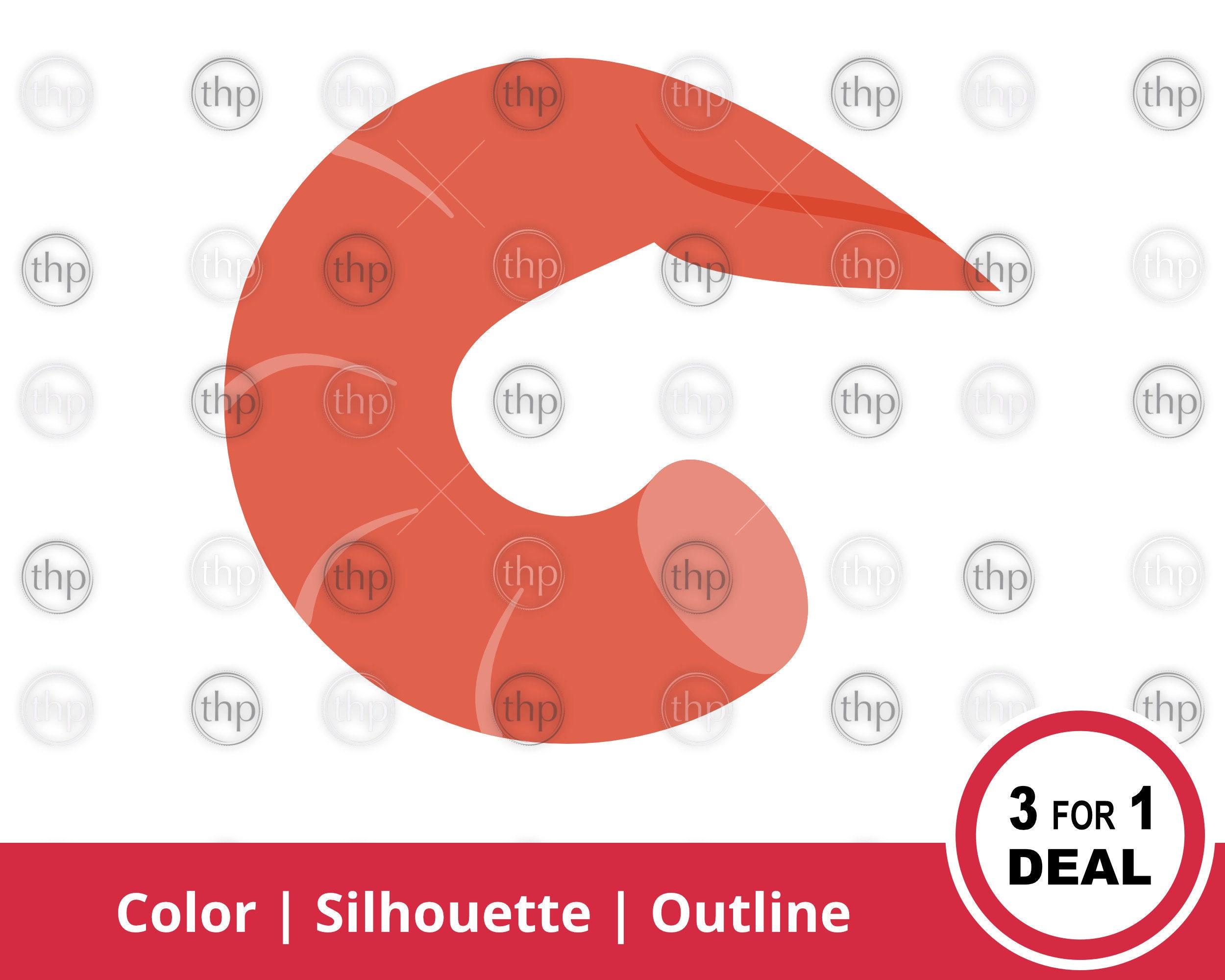 Cooked Shrimp Clipart