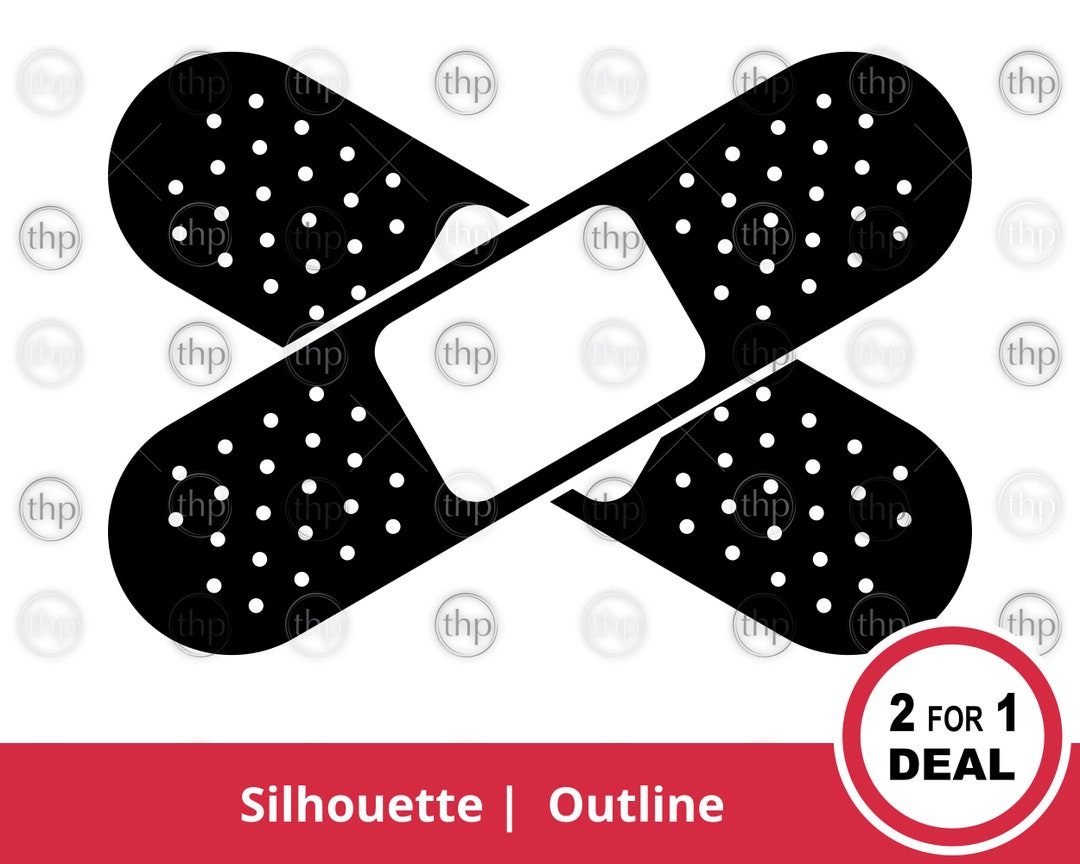 Bandage SVG - Bandaid Svg, Band Aid Svg, Bandages Svg, Adhesive Svg ...