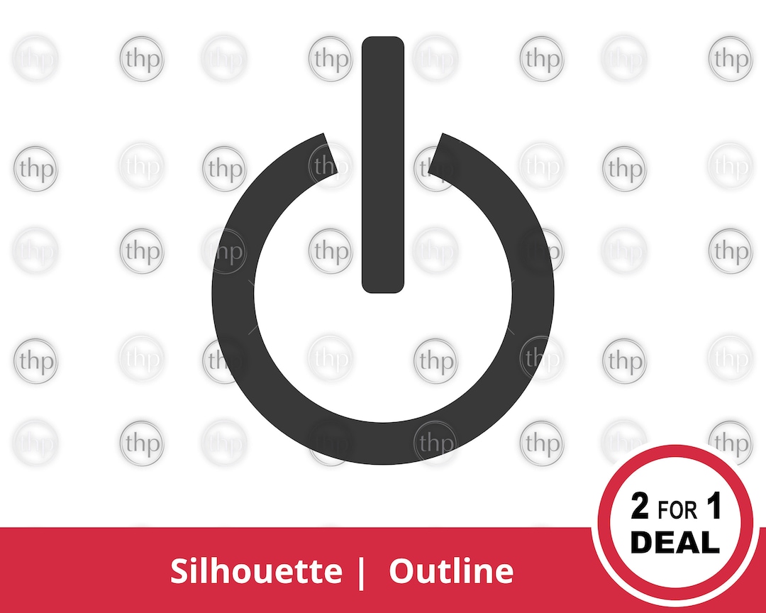 Power Button SVG - Power Svg, Power Icon Outline Svg, on Svg, off Svg ...