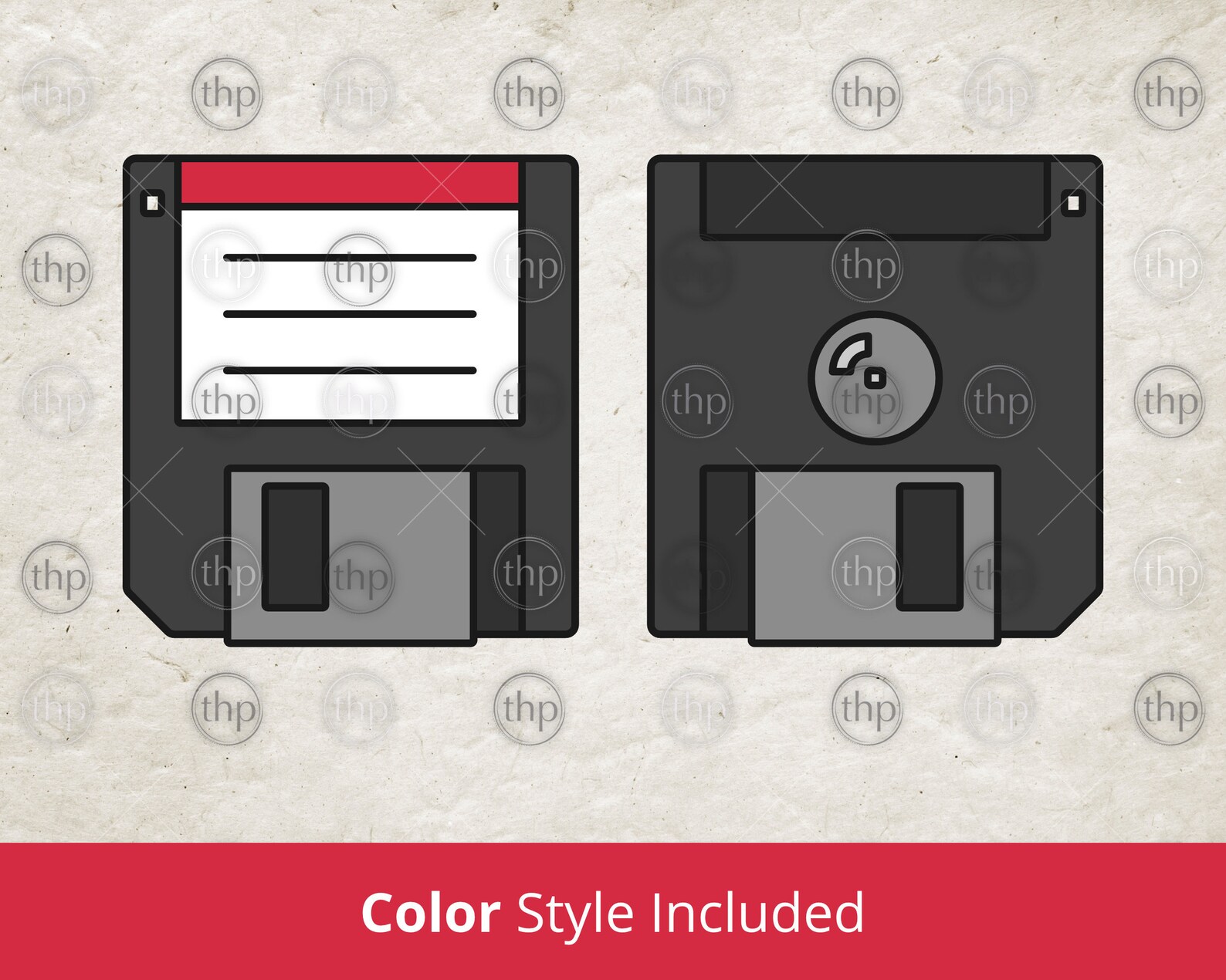 Floppy Disk SVG EPS PNG Floppy Diskette Retro Computer - Etsy