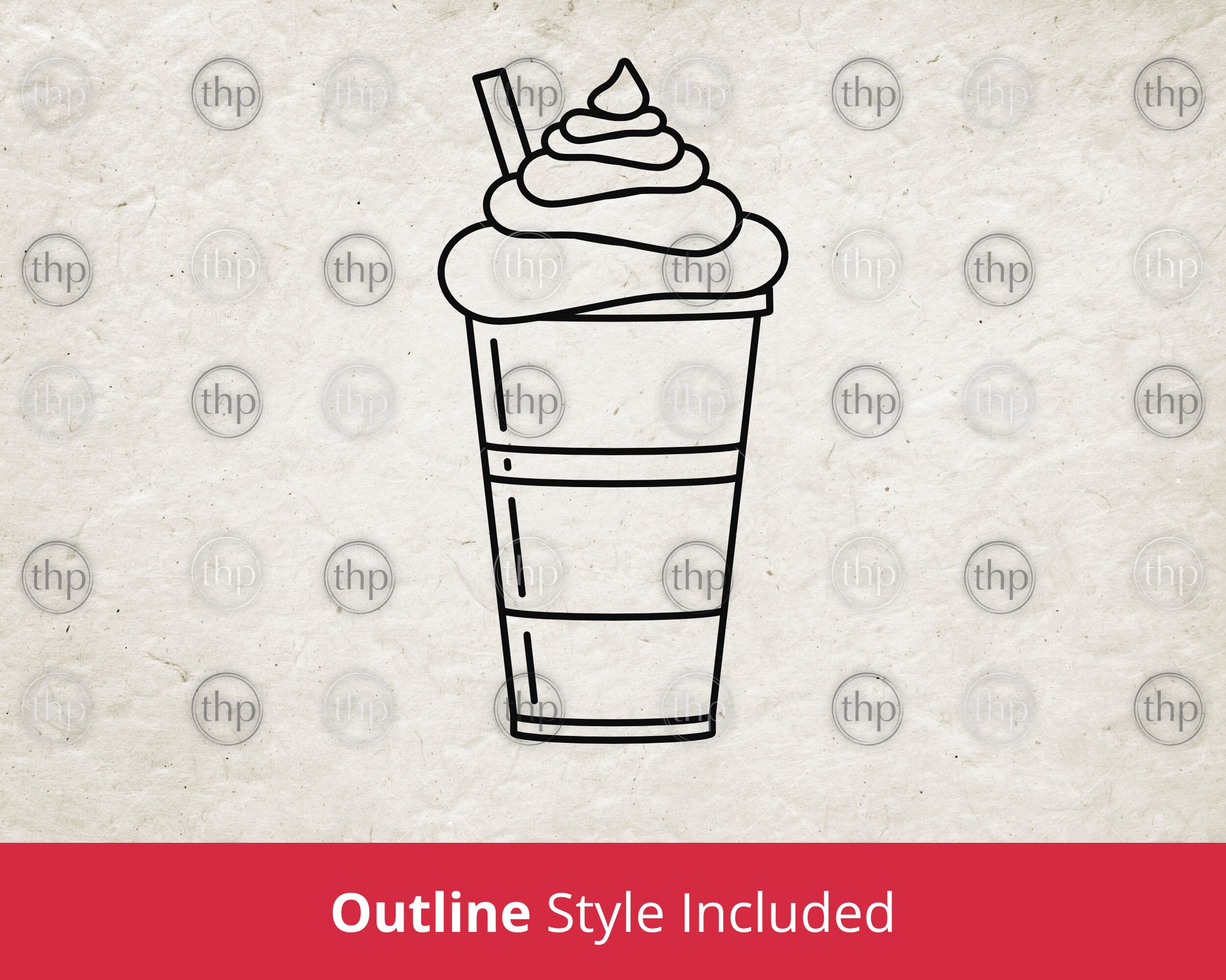 Milkshake SVG - Milk Shake Svg, Thickshake Svg, Milkshake Silhouette ...