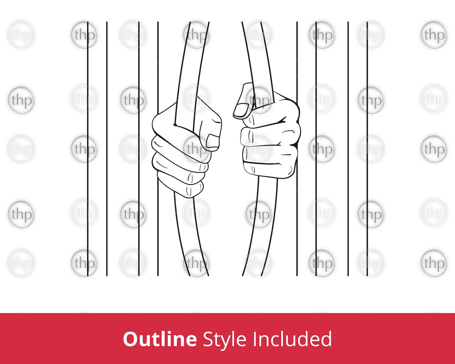 Prison Bars SVG EPS PNG Jail Bars Break Lock Up Freedom - Etsy UK