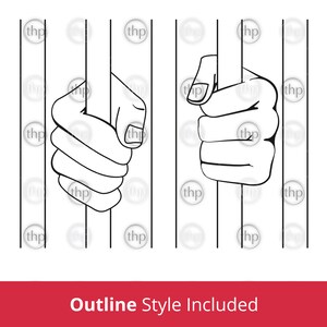 Prison SVG - Prison Bars Svg, Prison Break Svg, Jail Cell Svg, Locked ...