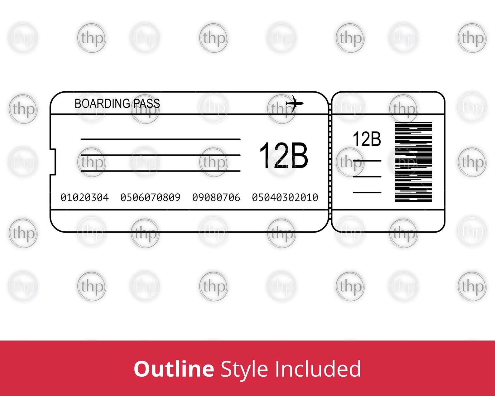 Boarding Pass SVG Airplane Ticket Svg Aeroplane Ticket - Etsy Canada