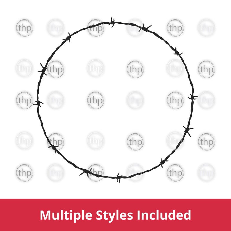 Barbed Wire Svg - Etsy
