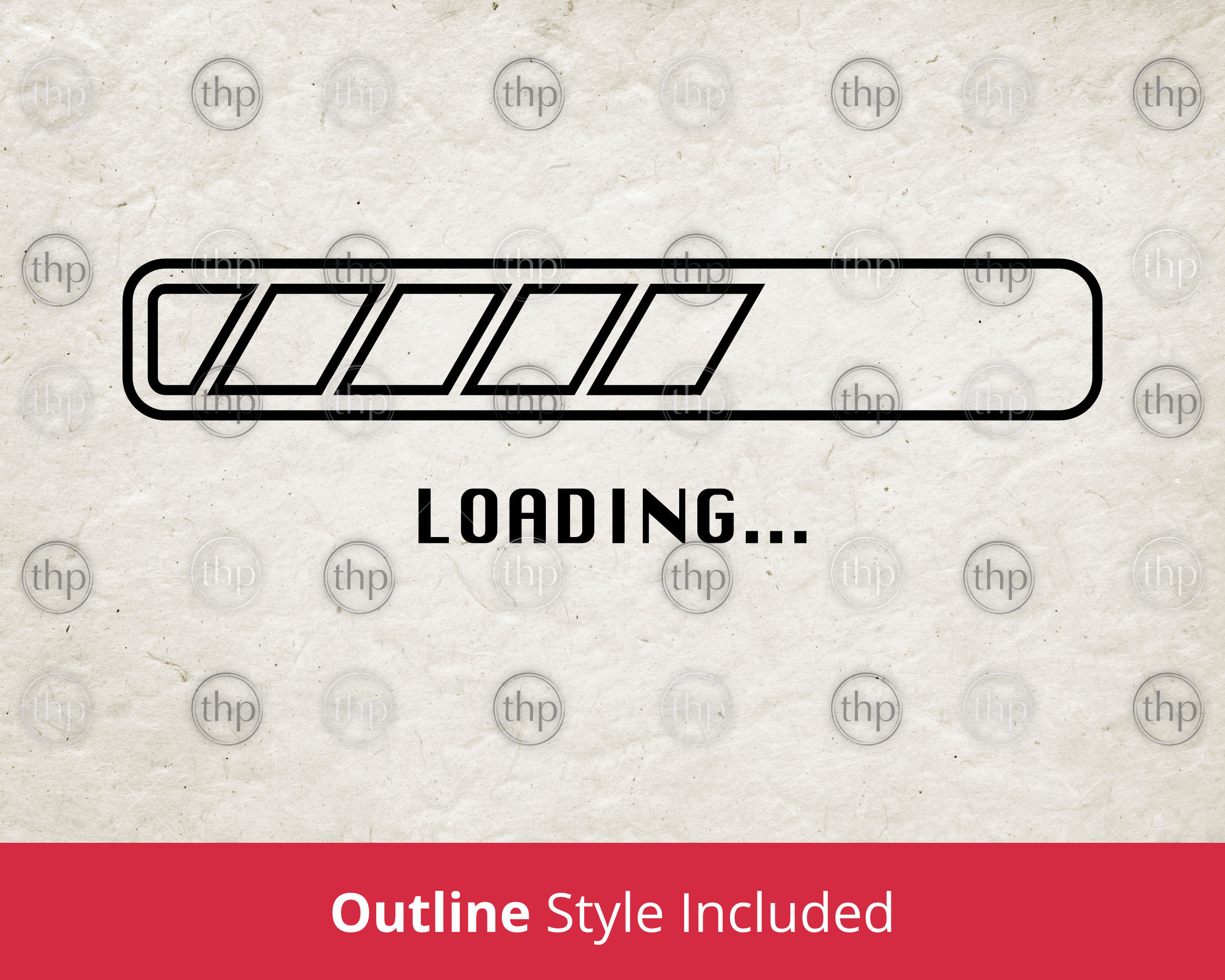 Loading SVG Loading Bar Svg Loading Silhouette Svg - Etsy Australia