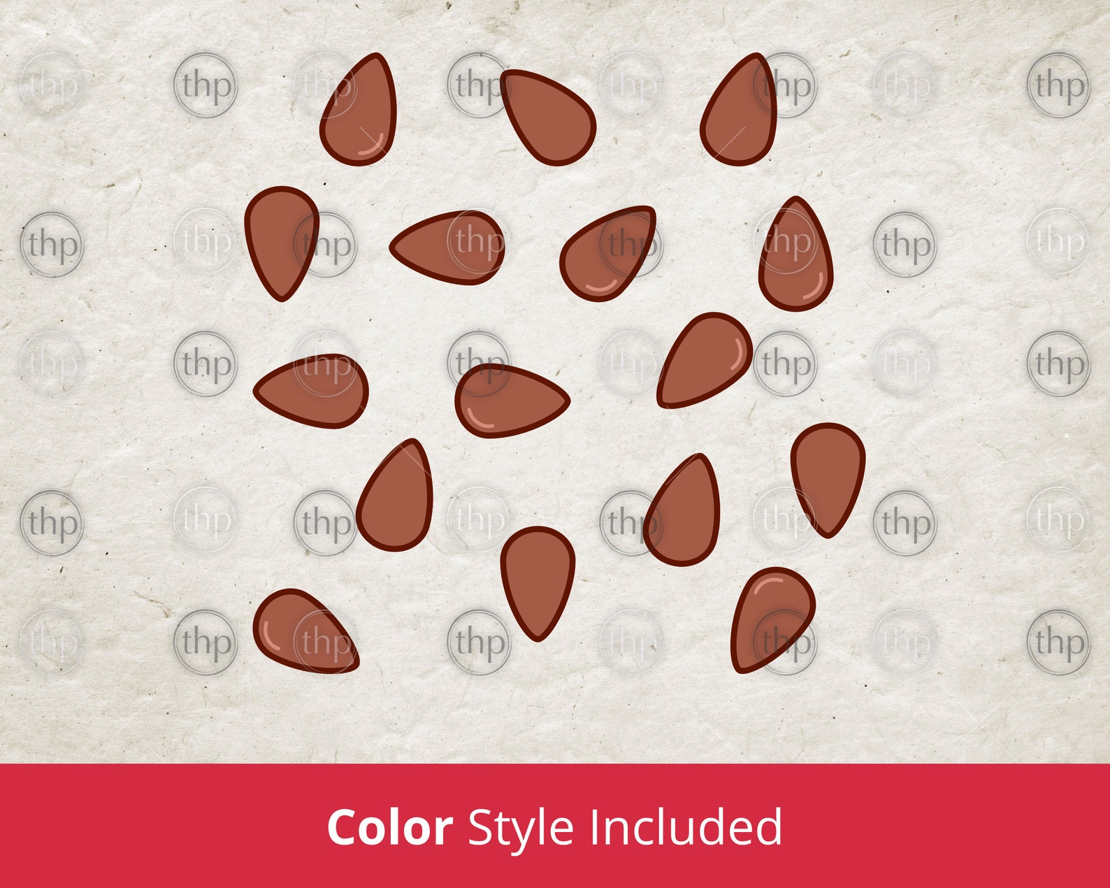 Watermelon Seeds SVG Pattern Svg Seeds Background Svg - Etsy
